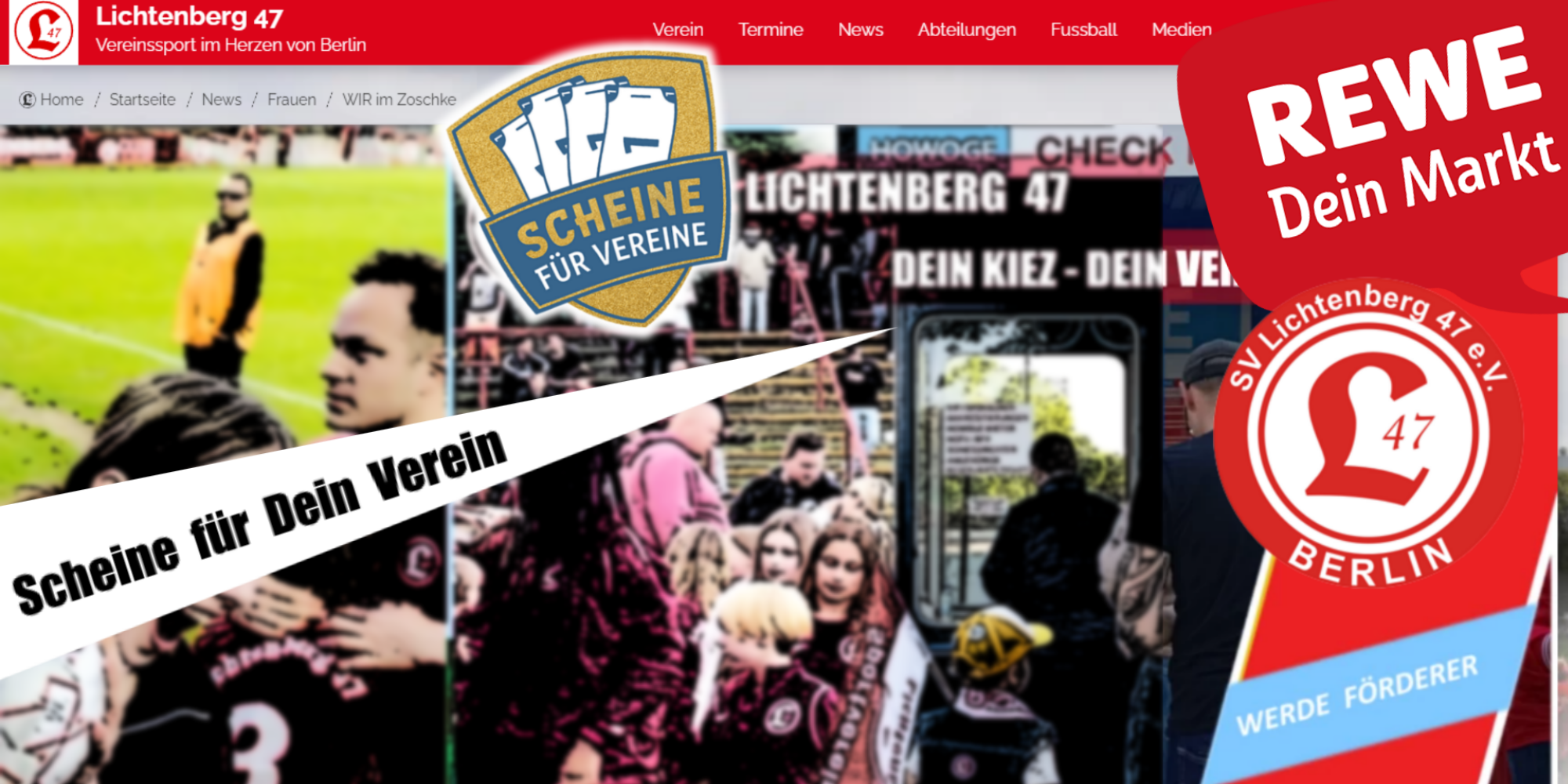 REWE-Aktion "Scheine für Deinen Verein" - Lichtenberg 47